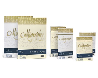 Favini A57Q514 Calligraphy Lino 11cmx22cm 25 buste - avorio 02