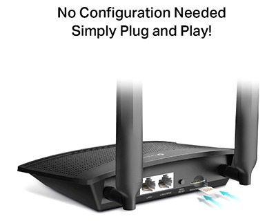 TP-Link TL-MR100 Router 4G LTE 150 Mbps Wireless 300Mbps