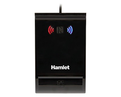 Hamlet Lettore Smart Card USB a contatto e wireless NFC per carta d ...